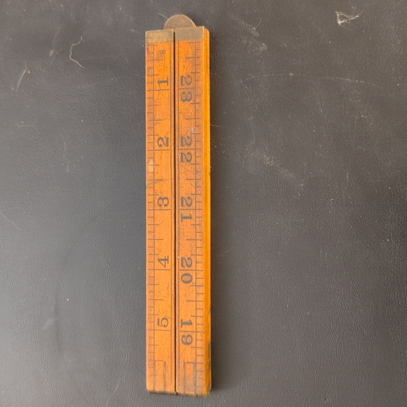 Lufkin Rule Co. | Other | Vintage Expandable Folding 2 Wood Ruler ...